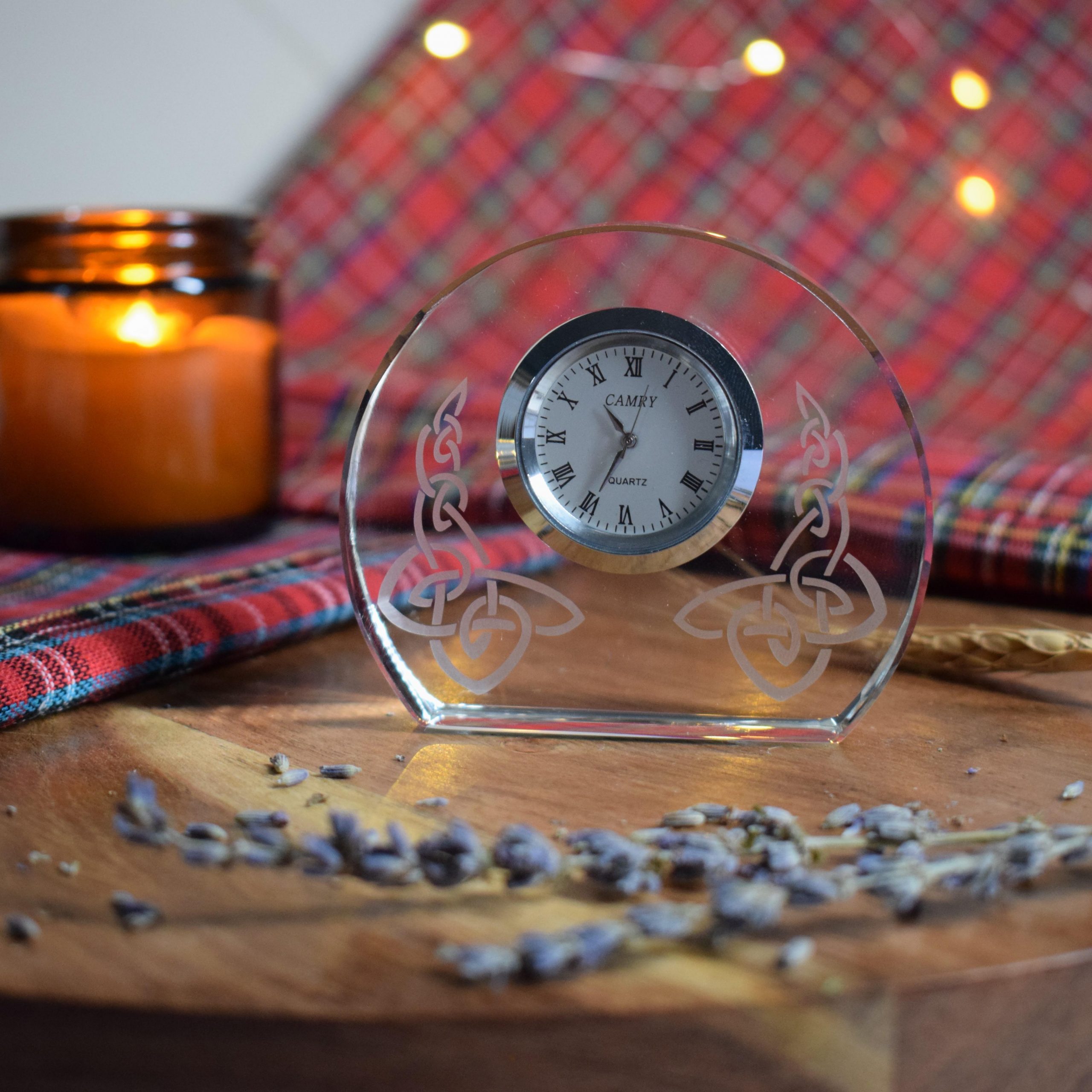 Celtic Clock |Burns Gift Collection| Scottish Gifts For Her