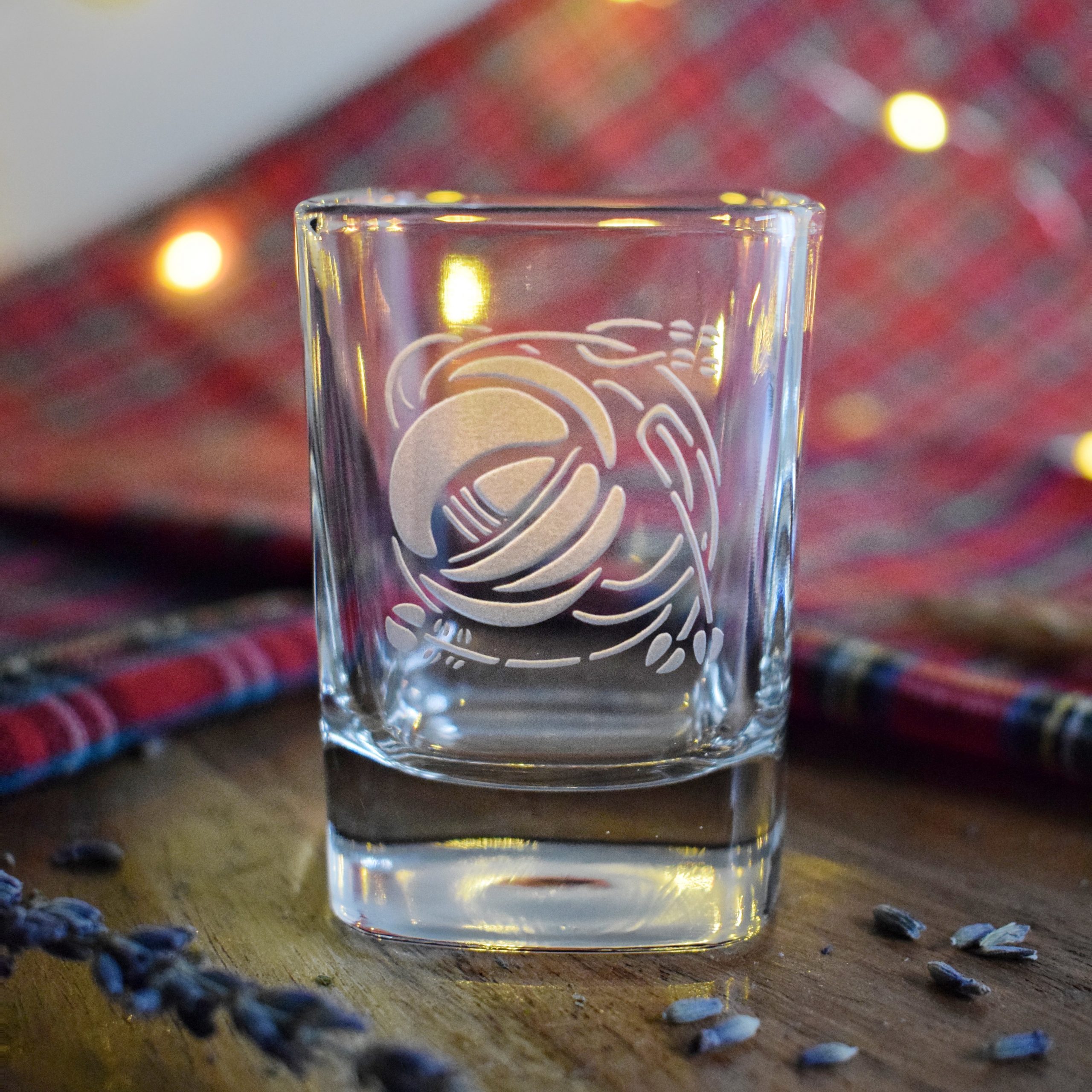 Burns Square Dram Glass | Burns Crystal